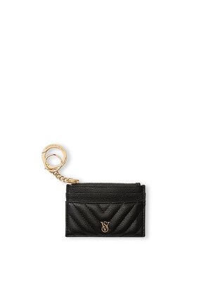 The Victoria Card Case Keychain, Black