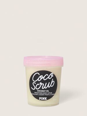Coco Scrub Smoothing Body Scrub with Coconut Oil, Pink Coconut
