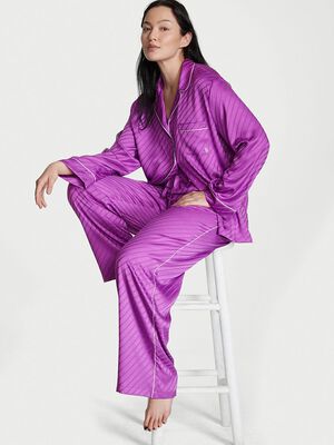 Satin Long Pajama Set,