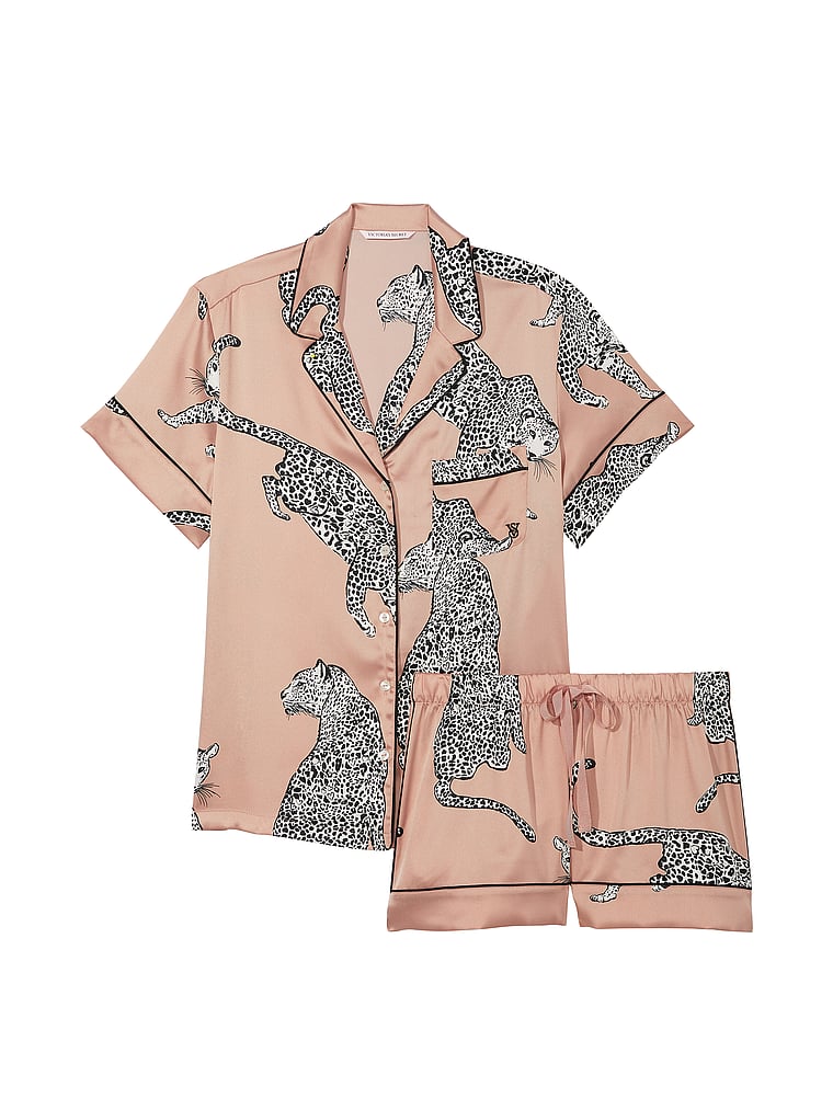 Satin Short Pajama Set Image Number Null
